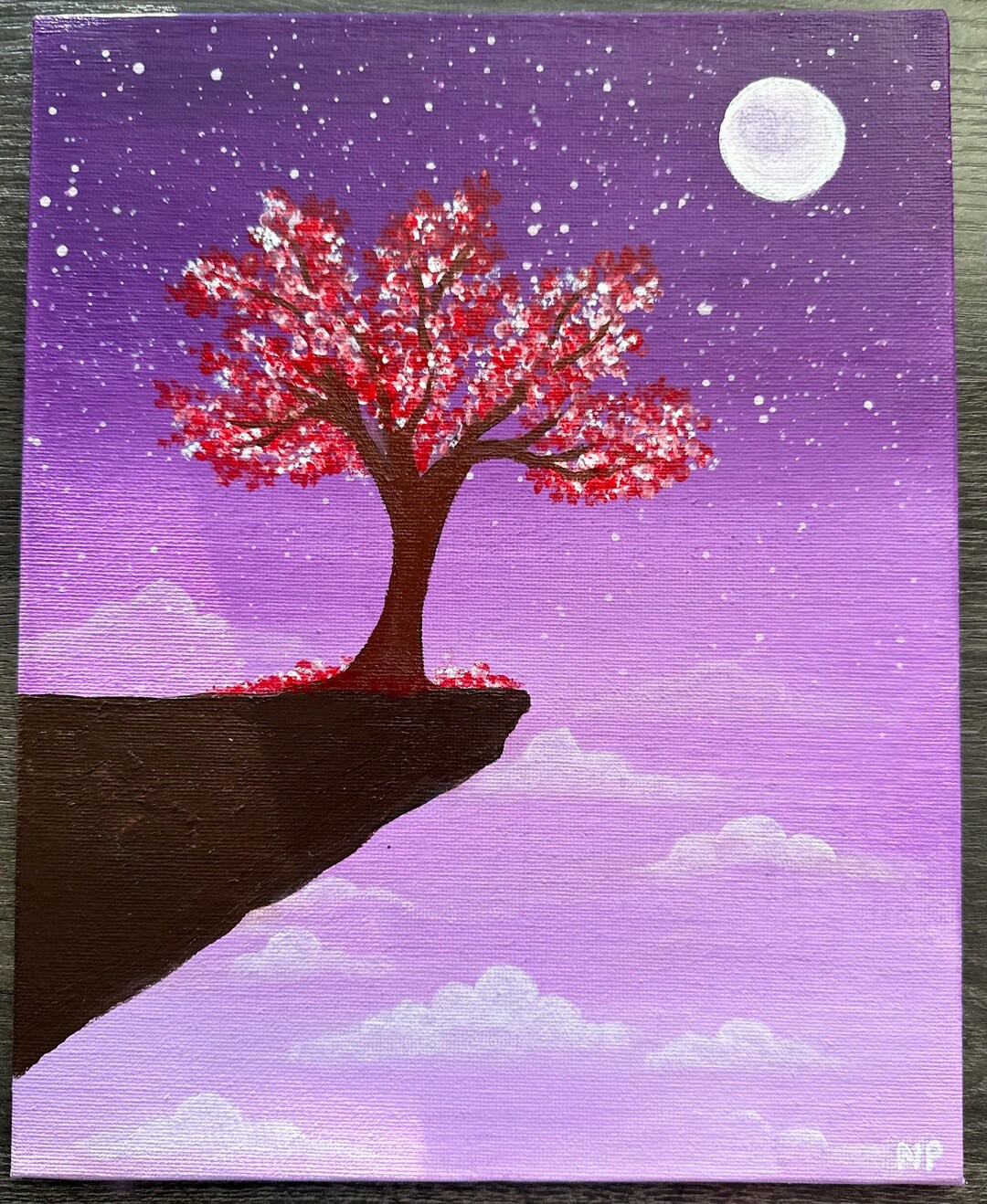 Handmade Canvas Painting on Medium Size Canvas 8”x10” - Etsy