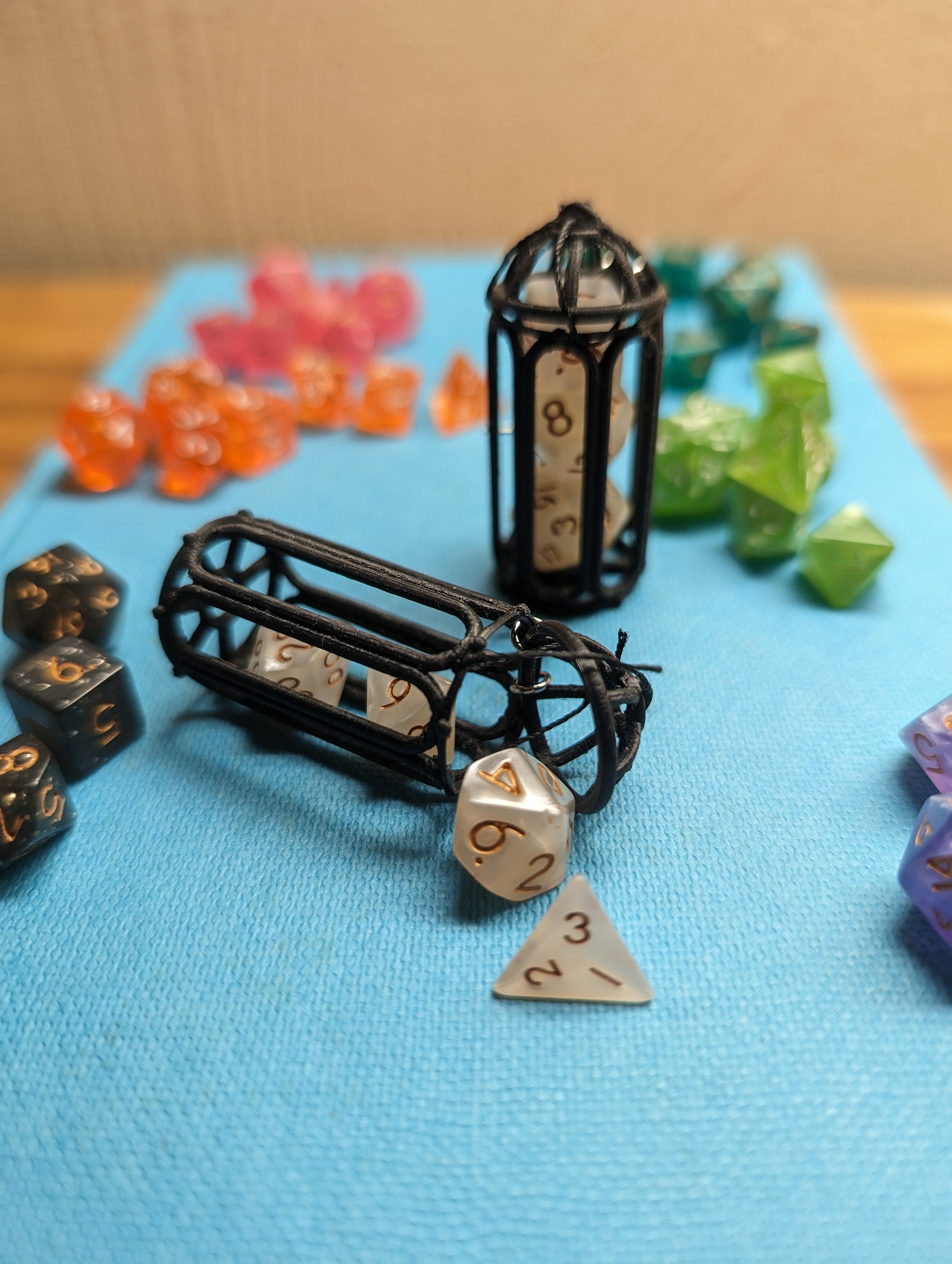 Dice Cage Earrings - Etsy
