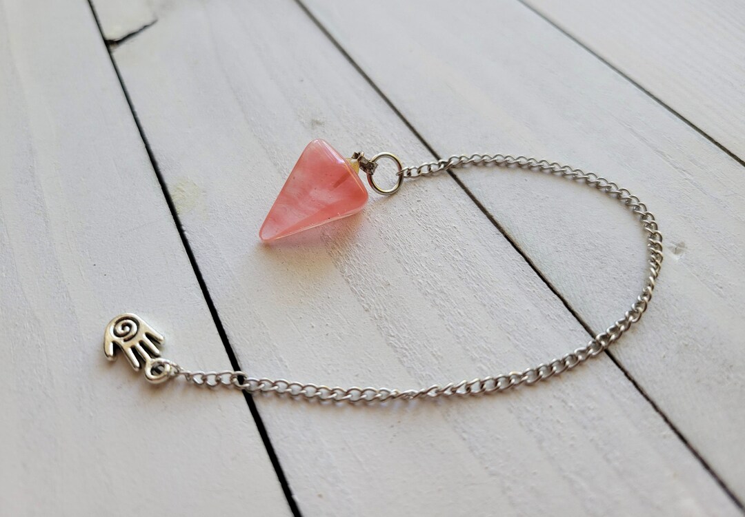 Strawberry Quartz Pendulum - Etsy