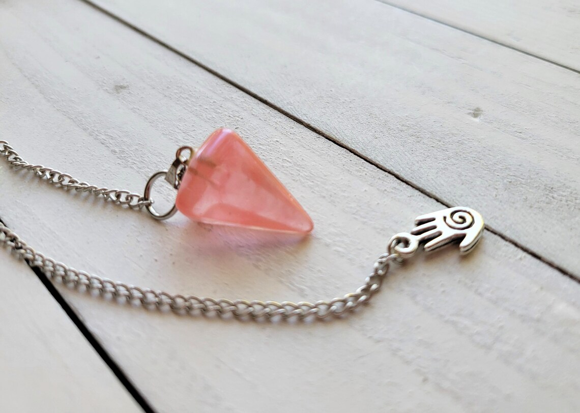 Strawberry Quartz Pendulum - Etsy