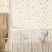 Light Beige Baby Wallpaper With Colorful Drops, Wallpaper for Kids ...