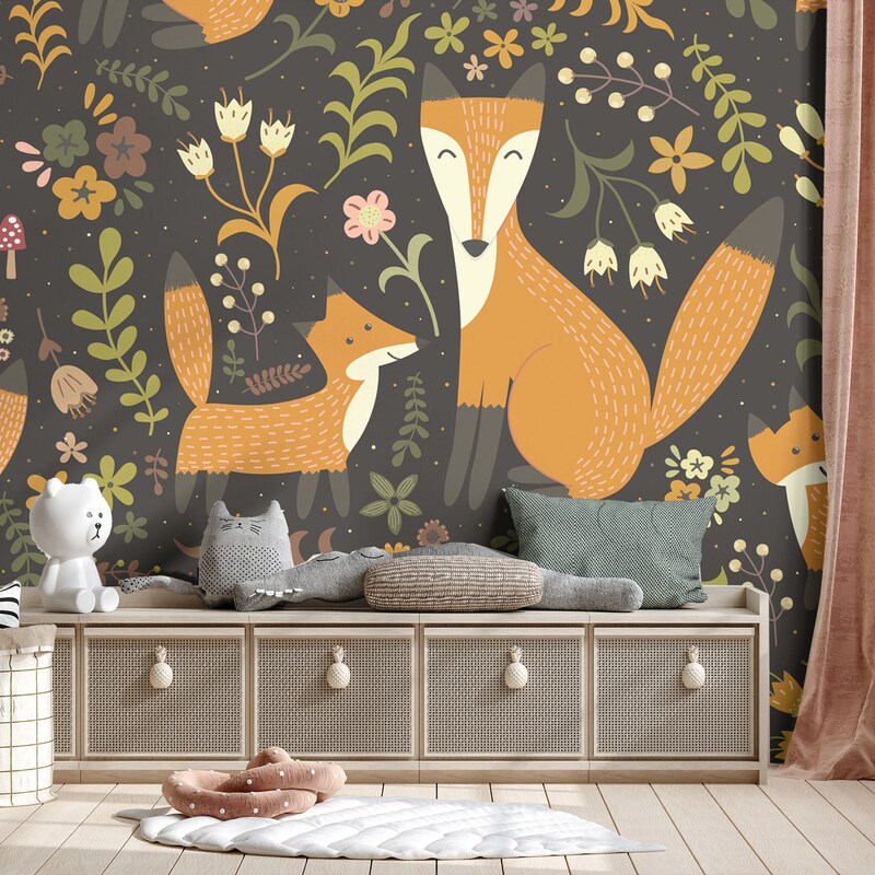Fox Wallpaper - Etsy