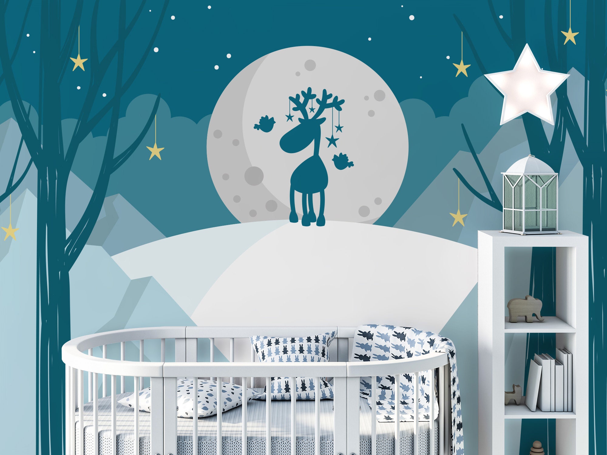 Kids Wallpaper Wall Mural Peel and Stick Self-adhesive - Etsy