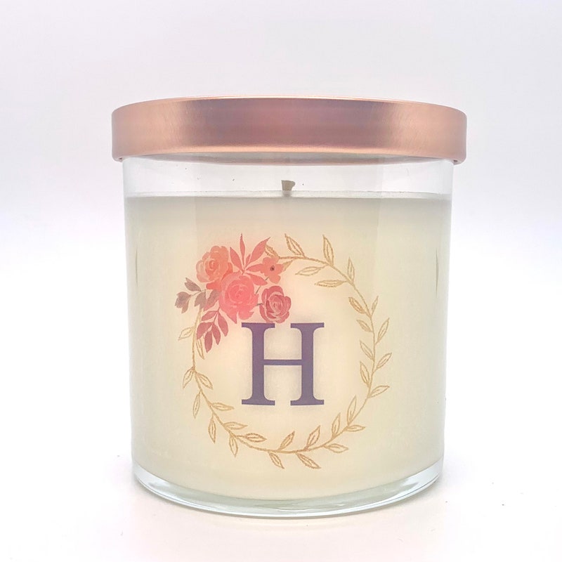 Monogram Candle - Etsy
