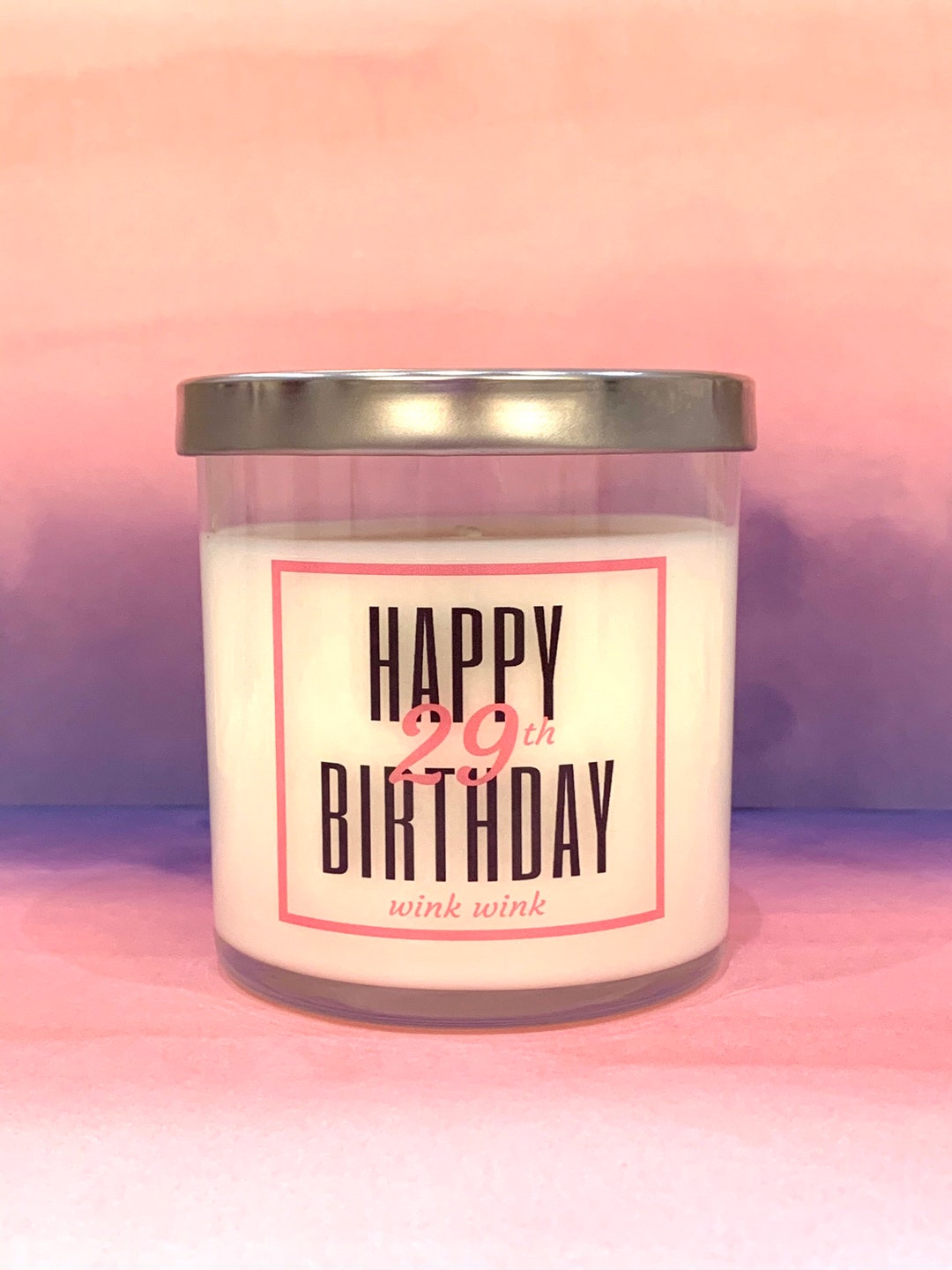 29th Birthday Candle; Funny Birthday Gift for Her - Etsy