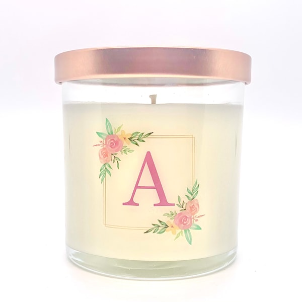 Monogram Candle - Etsy