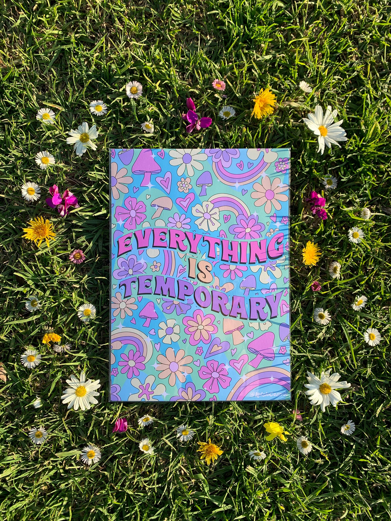 Everything is Temporary Fine Art Print Illustration Art - Etsy