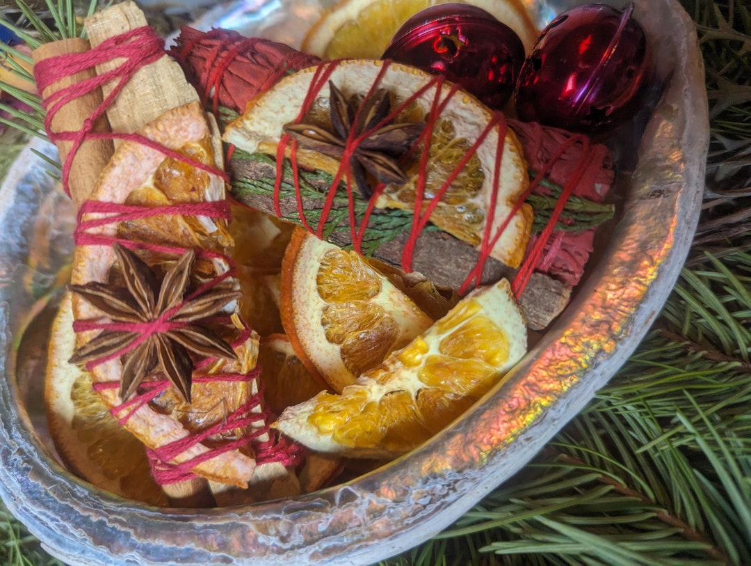 Dragon Blood Smudge Stick | Yule & Winter Solstice Ritual | Orange ...