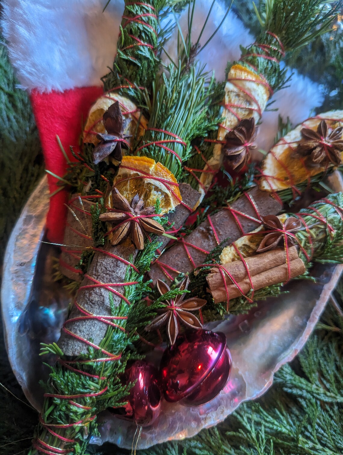 Winter Solstice Smudge Stick,yule, Alternative,alter,blend,cleanse, - Etsy