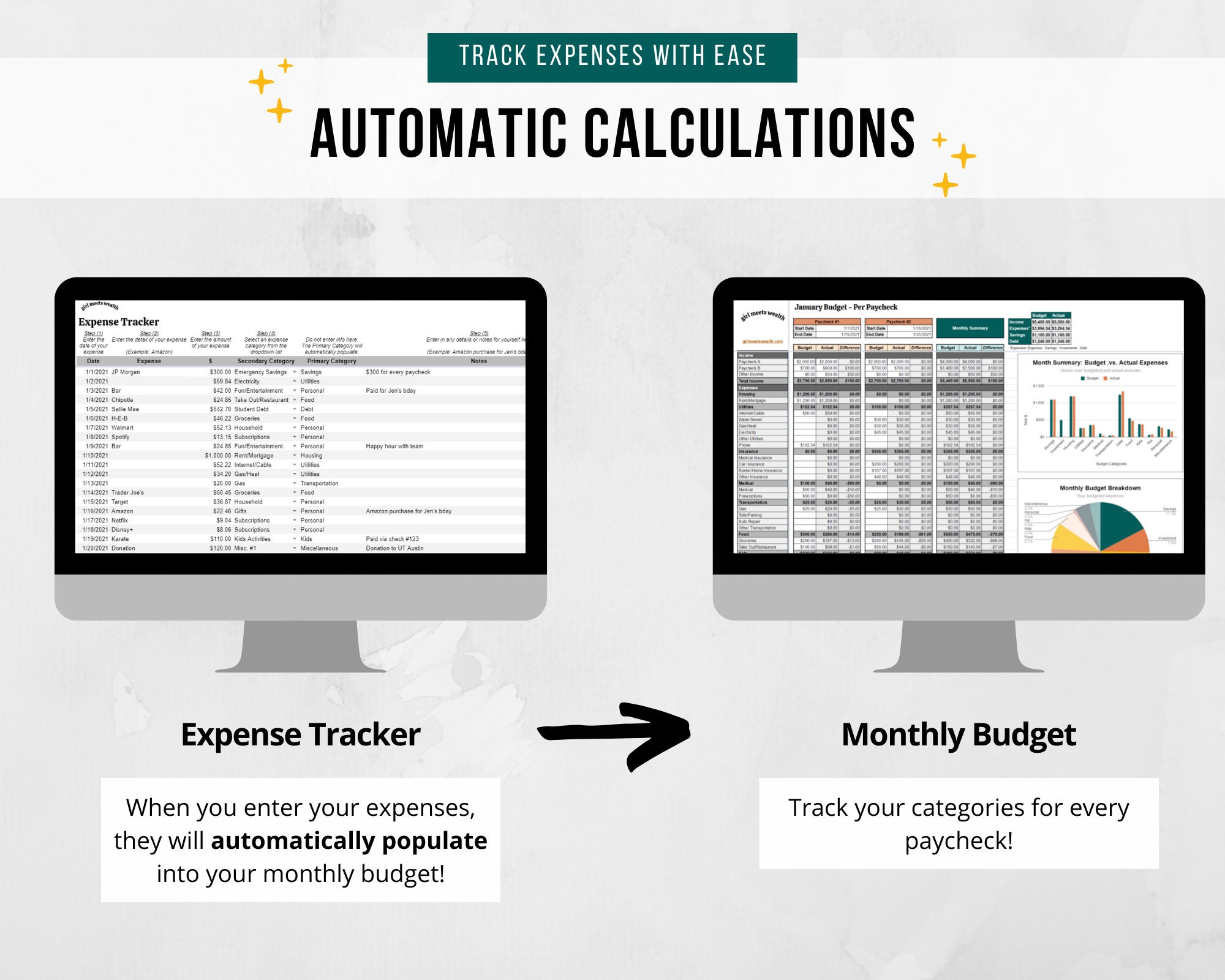 Ultimate Family Budget Planner, User-friendly Budget Spreadsheet, Excel ...