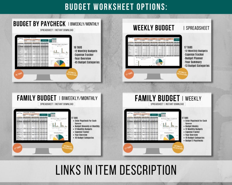 Ultimate Family Budget Planner User-friendly Budget - Etsy