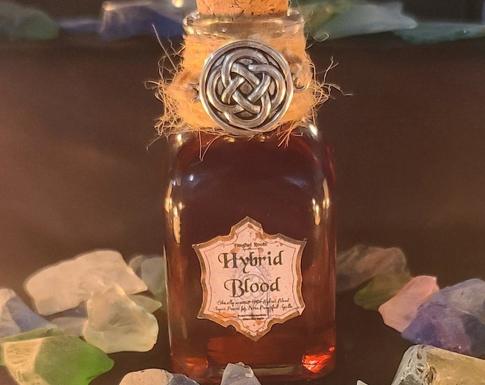 Hybrid Werewolf Vampire Blood Potion Bottle Decor - Etsy