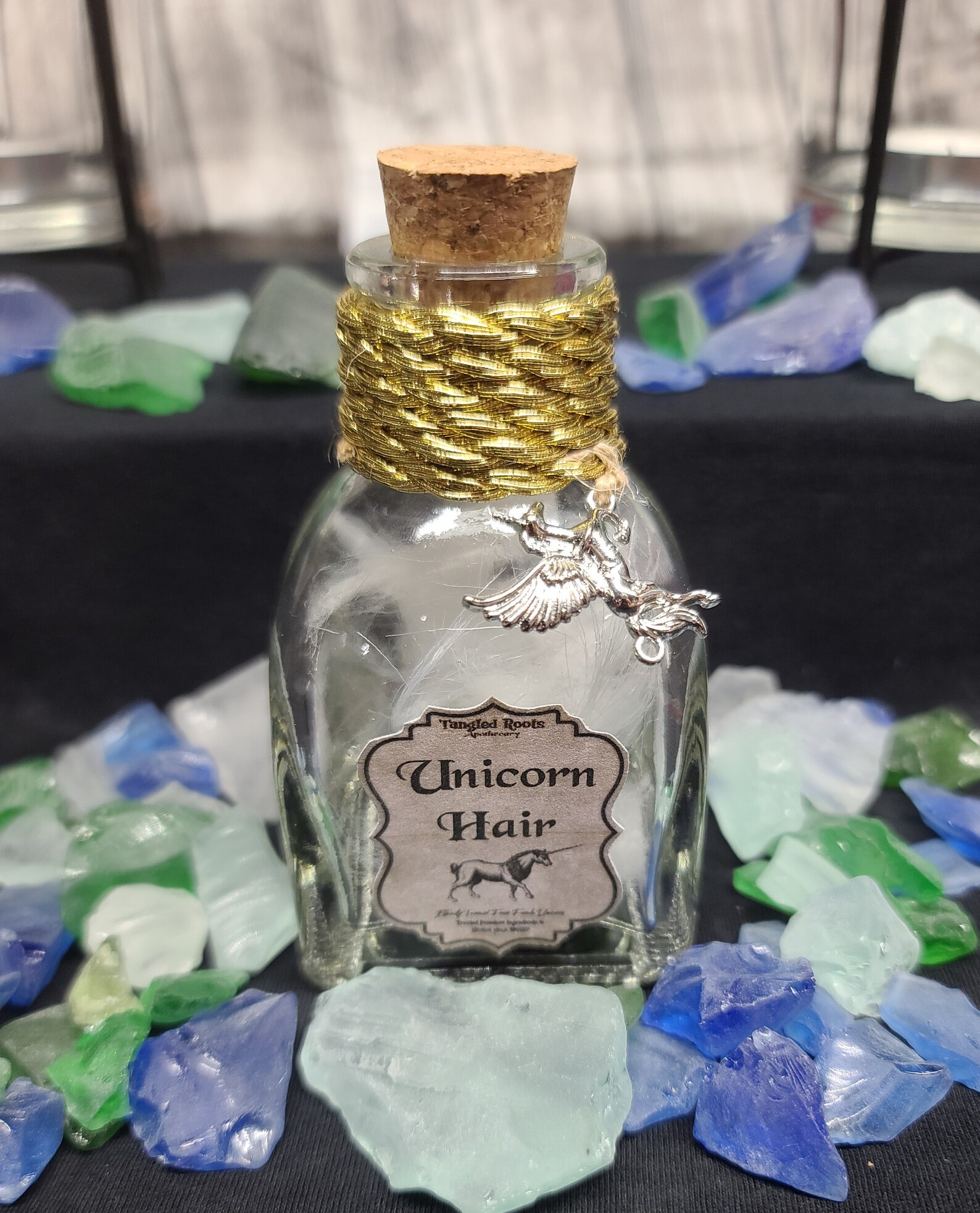 Unicorn Hair Potion Ingredient Bottle Halloween Decor - Etsy