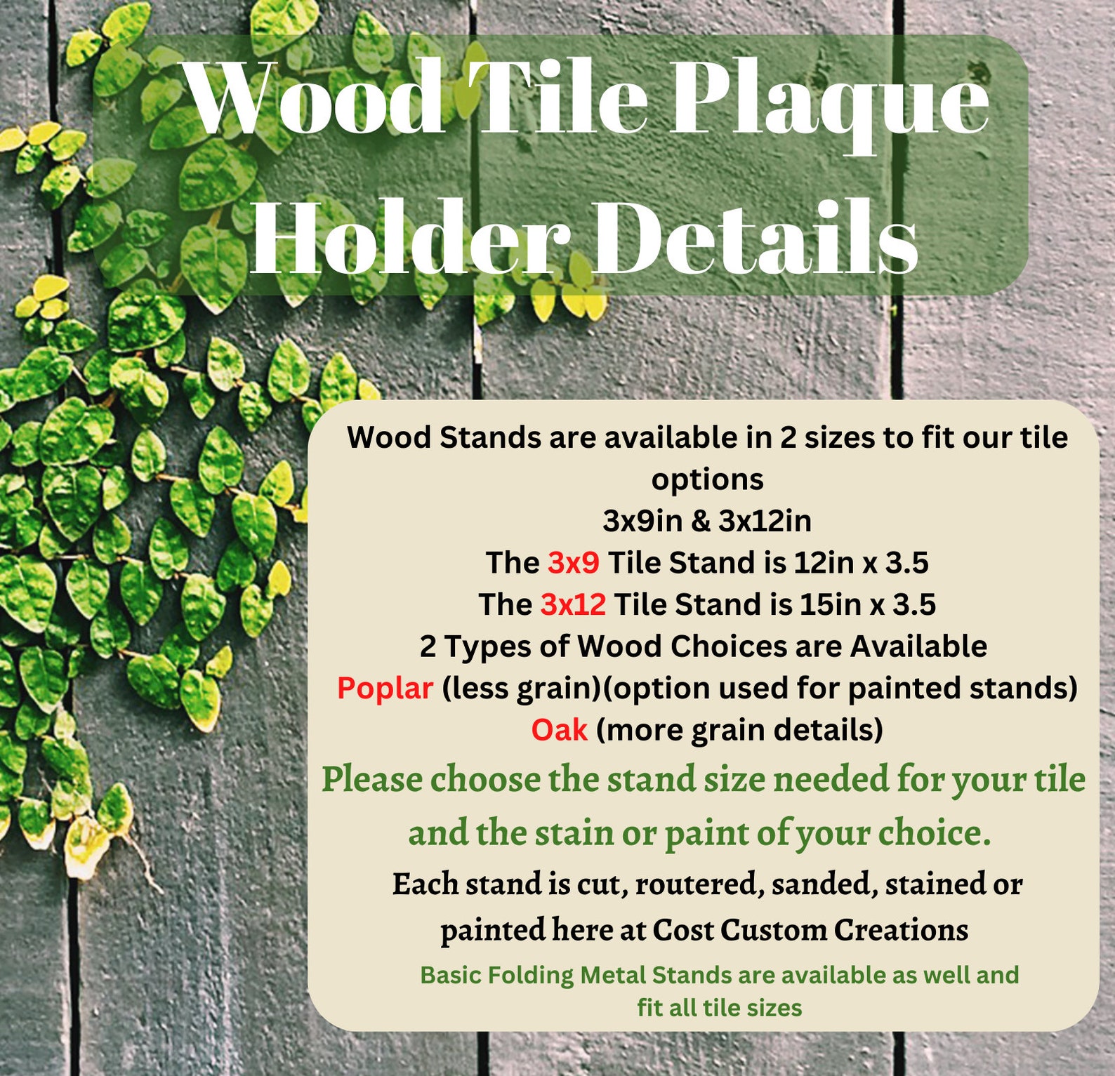 Wood Tile Plaque Stands Wooden Stands for Name Tiles Mom - Etsy