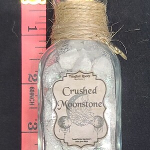 Crushed Moonstone Werewolf Potion Bottle Witch and Wizard Decor, Potion ...