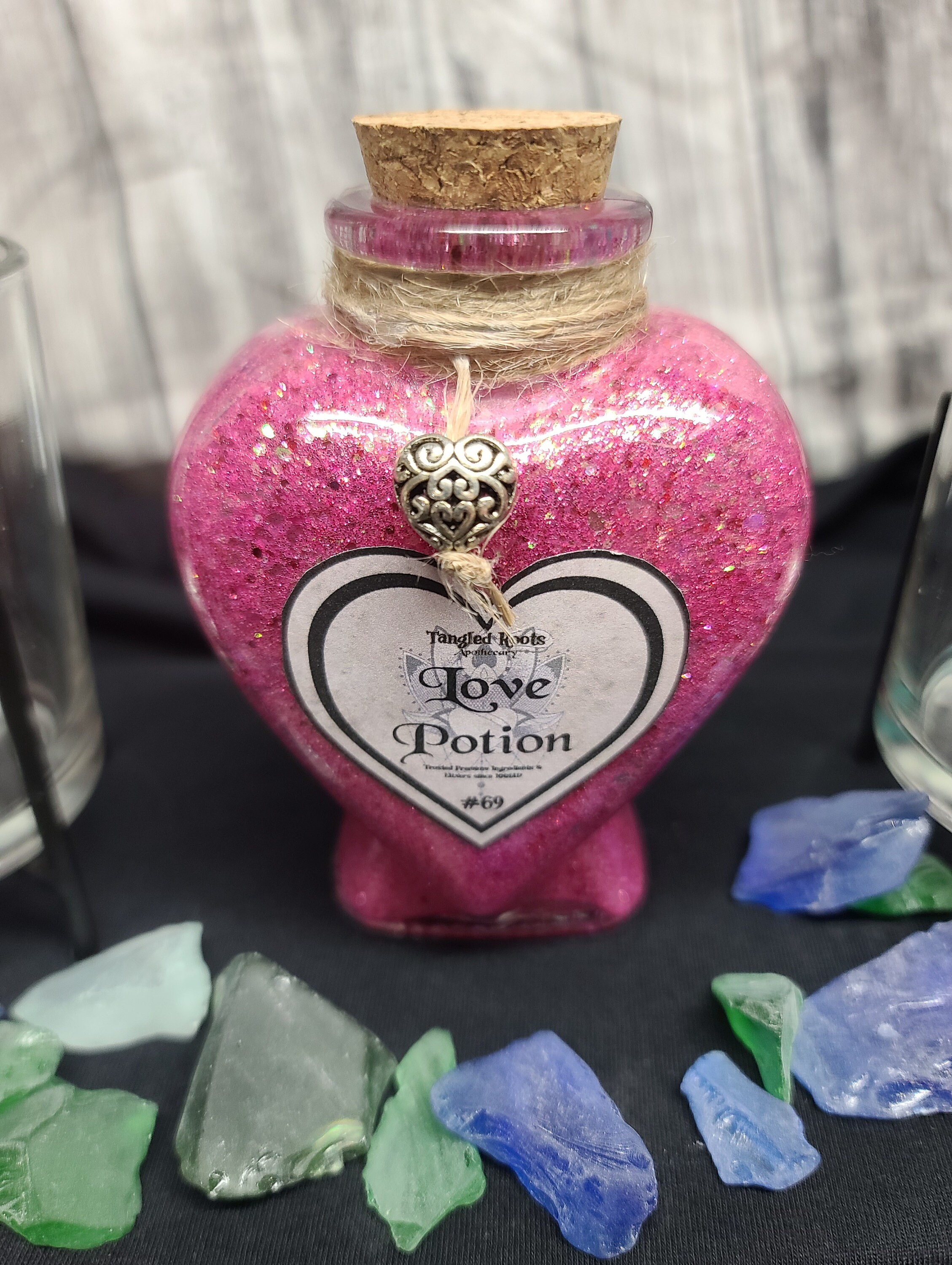 Love Potion 69 Bottle Decor Etsy