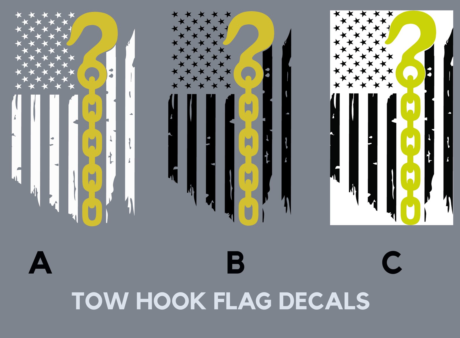 Tow Lives Matter Tow Flag Hook Decals Dispatch - Etsy