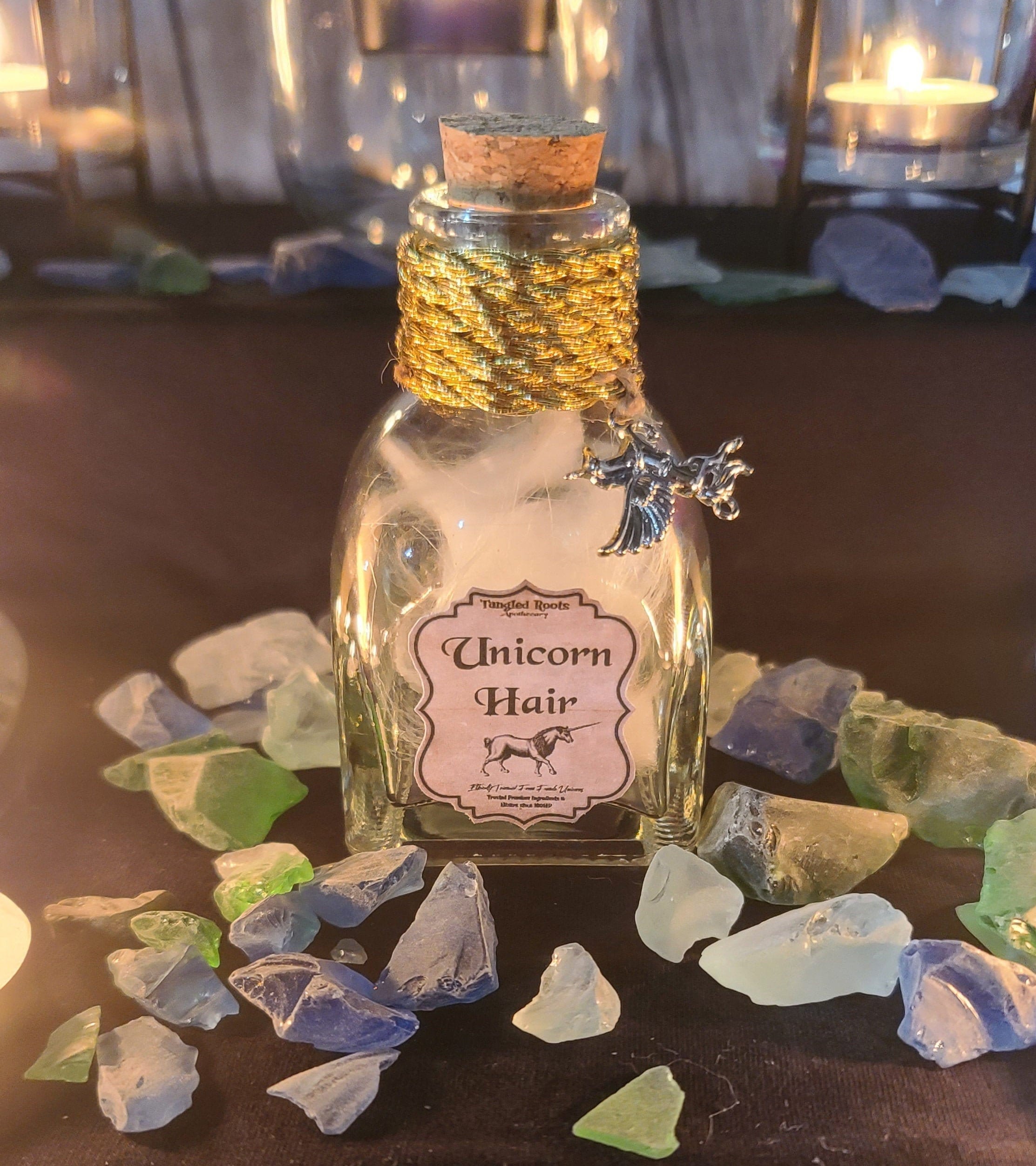 Unicorn Hair Potion Ingredient Bottle Halloween Decor | Etsy