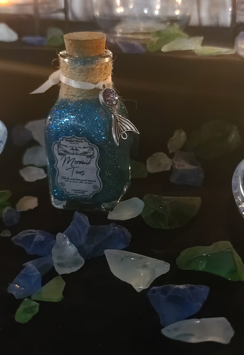 Mermaid Tears Potion Bottle Witch and Wizard Decor, Potion Ingredients ...