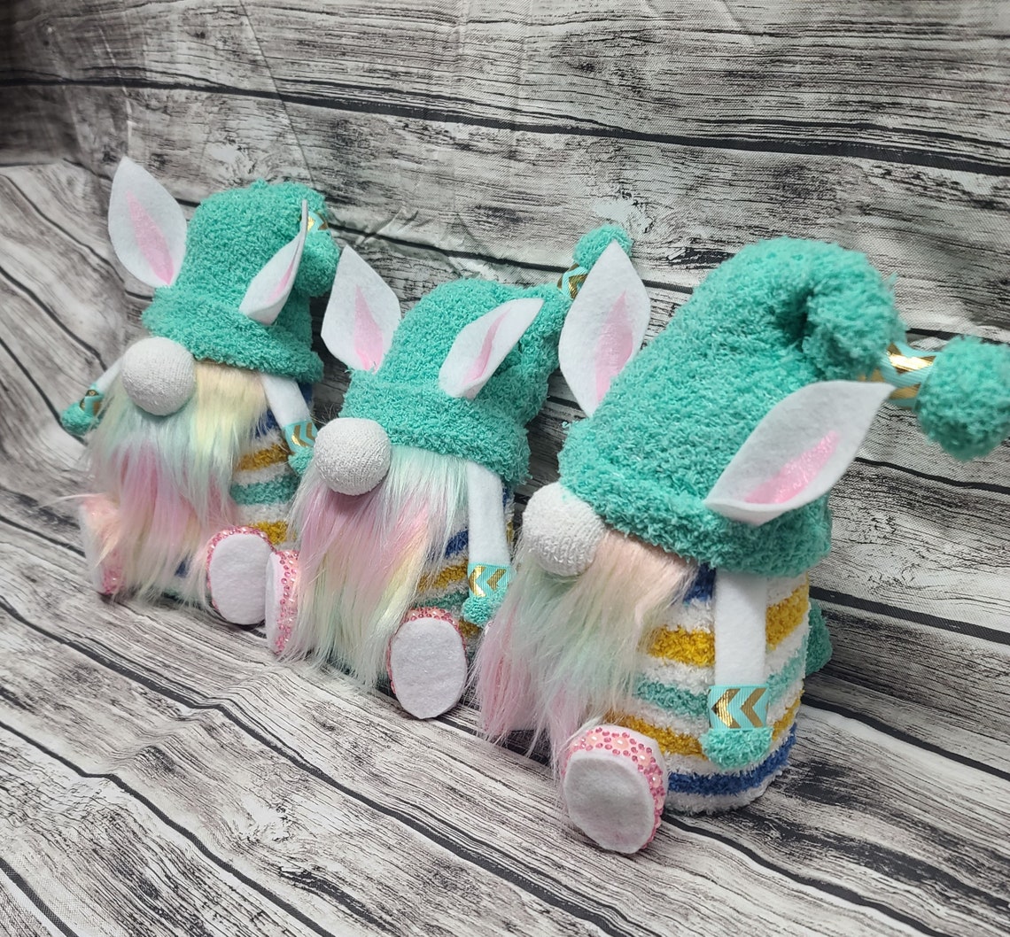 Easter Bunny Gnomes Easter Decorations Easter Bunny Easter | Etsy