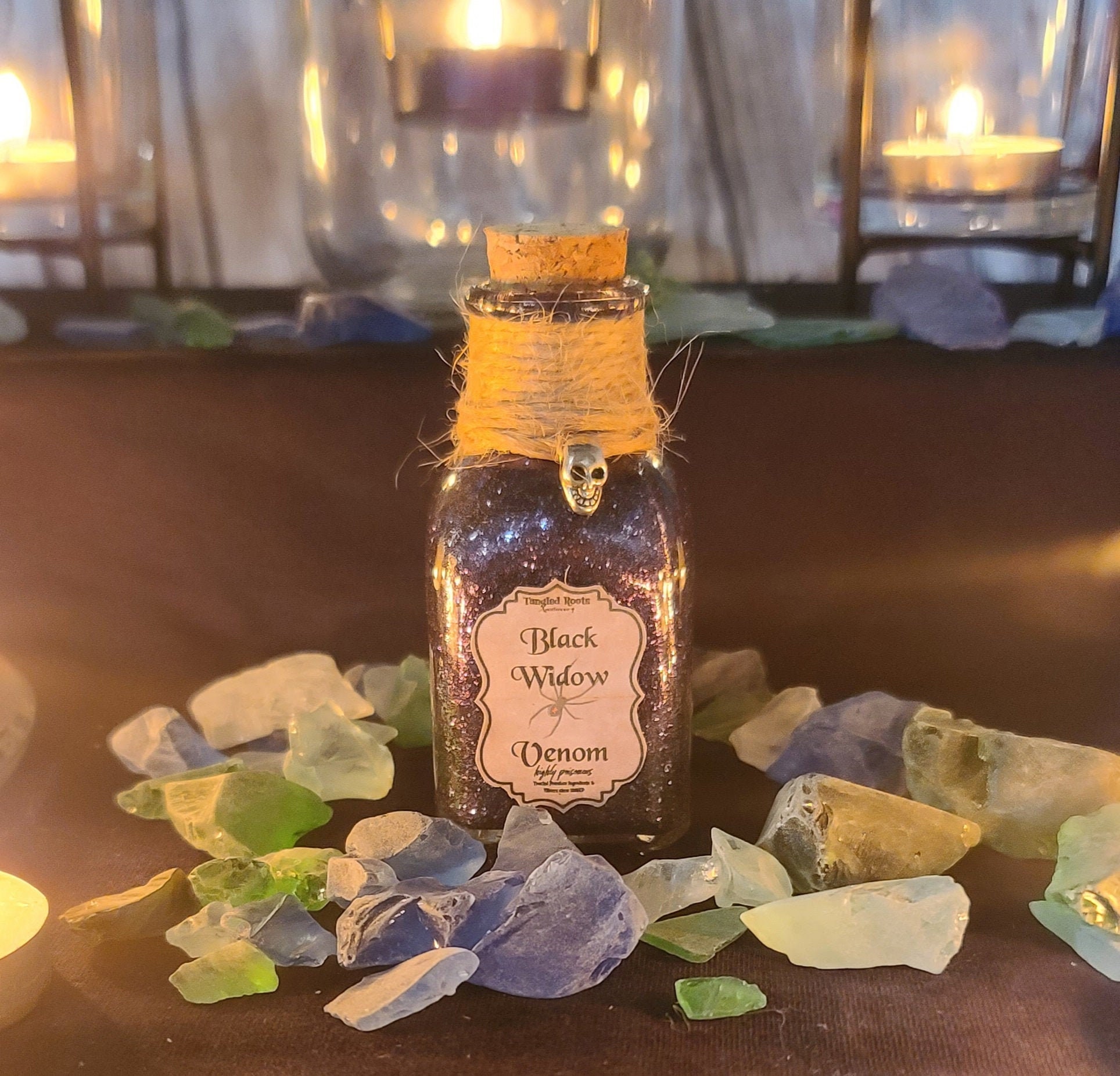 Black Widow Spider Venom Potion Bottle Halloween Witch and | Etsy