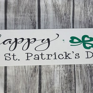 Cute St Patrick's Day Wood Signs, St Patricks' Day Decor, St Paddy's ...