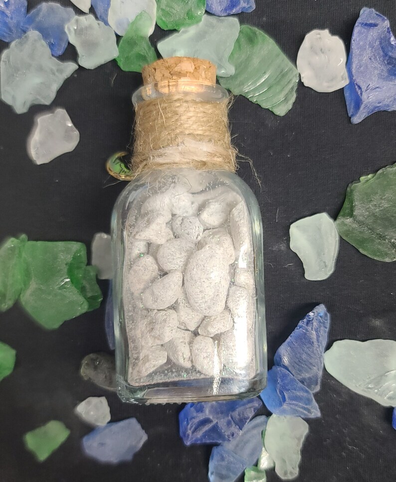 Crushed Moonstone Werewolf Potion Bottle Witch and Wizard | Etsy