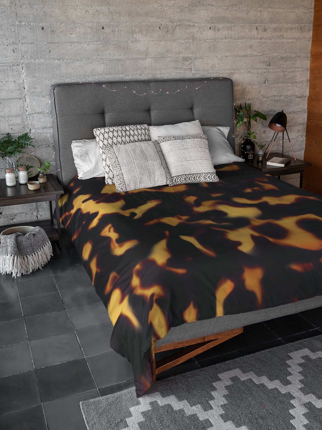 Tortoise Shell Print, Microfiber Duvet Cover, Animal Print, Duvet Cover ...