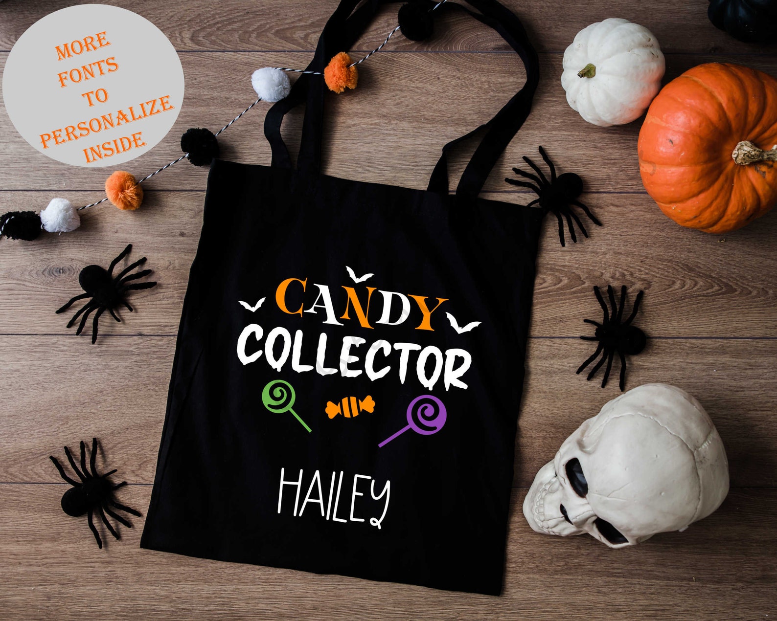 Candy Collector Trick or Treat Bag Kids Candy Bag - Etsy