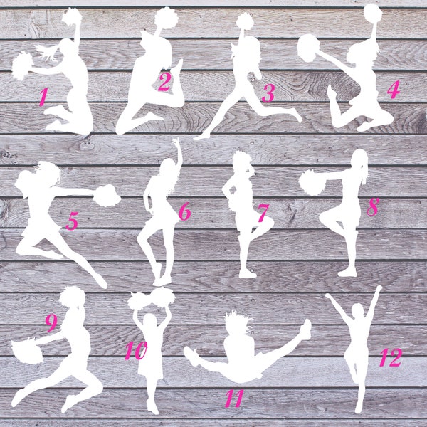 Custom Cheerleading Stickers - Etsy