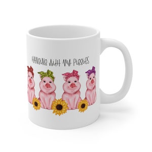 Funny Pig Mug, Pig Coffee Mug, Pig Gift, Pig Lover Gift, Pig Cup, Pig ...