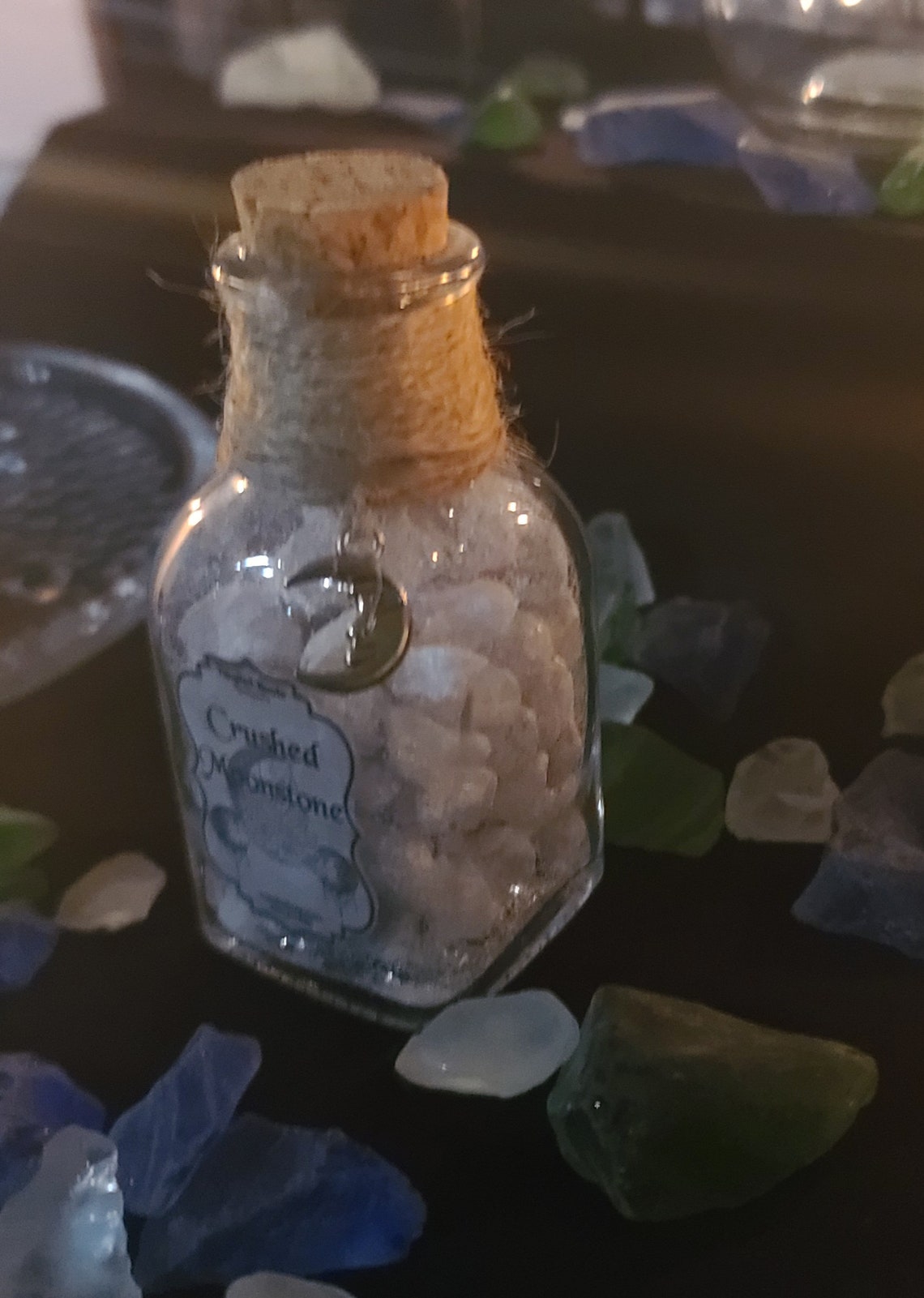 Crushed Moonstone Werewolf Potion Bottle Witch and Wizard - Etsy
