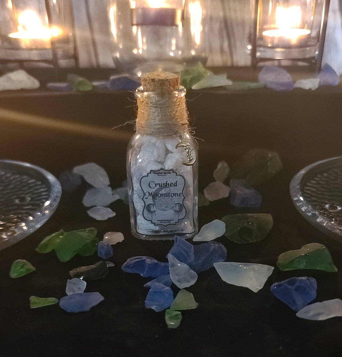 Crushed Moonstone Werewolf Potion Bottle Witch and Wizard | Etsy