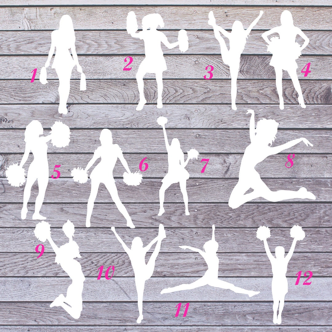 Cheerleader, Decals ,custom Decals, Laptop ,sticker ,phone Stickers ...