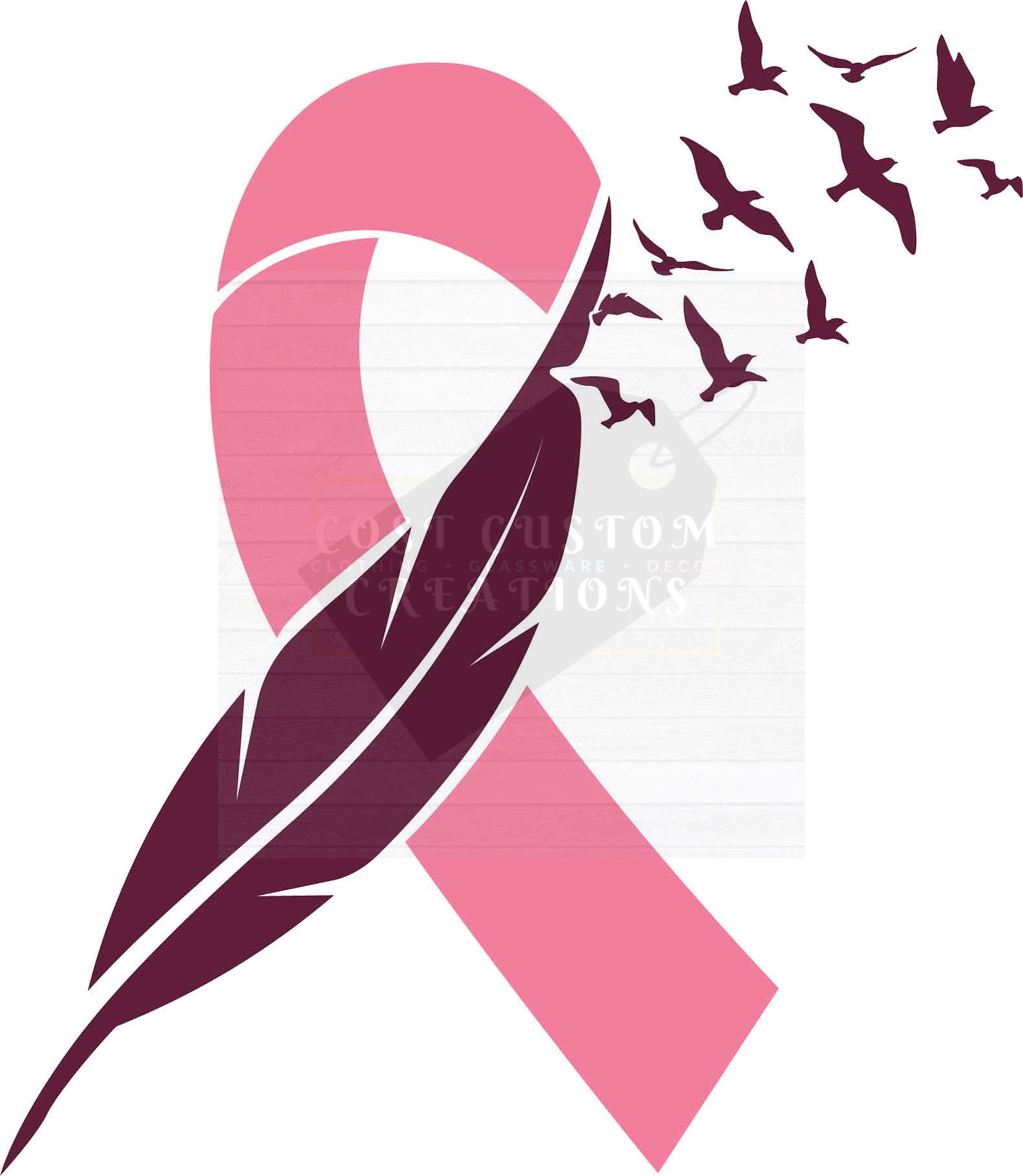 Breast Cancer Awareness car Decals Car Sticks Awareness | Etsy