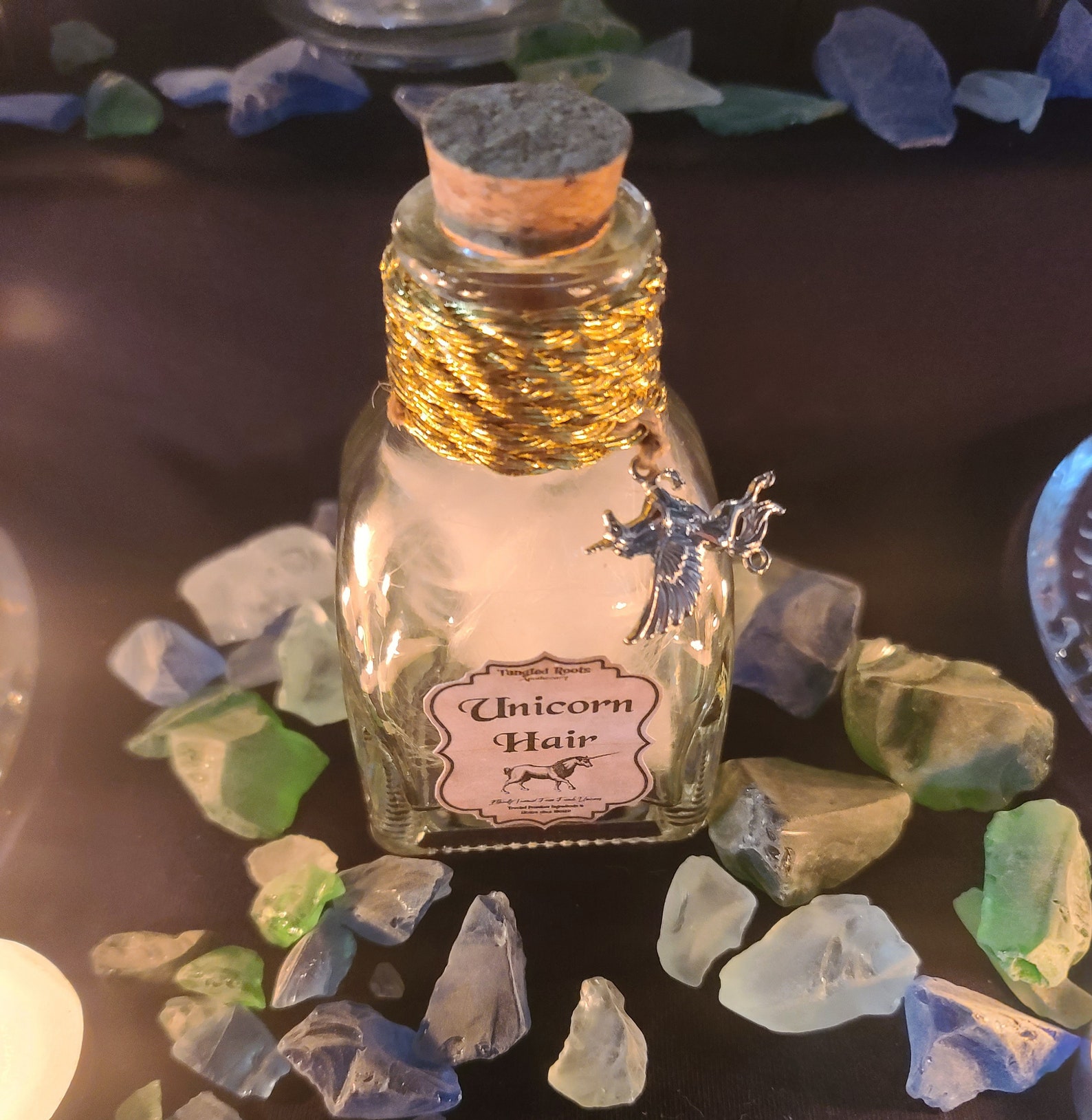 Unicorn Hair Potion Ingredient Bottle Halloween Decor - Etsy