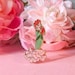 Carnation Princess -- Hard Enamel Pin - Ariel - Flower Pin - Classic ...