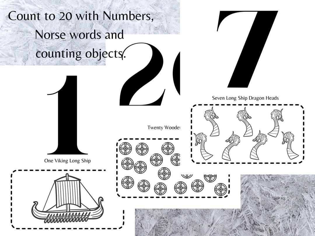 Count to 20 With Viking Symbols, for Preschool Through Second Grade ...