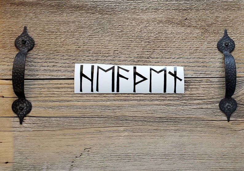 Heathen in Elder Futhark Runes Odin Viking Norse Valhalla - Etsy