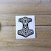 Mjolnir Car Sticker Decal Permanent Adhesive Vinyl Heathen - Etsy