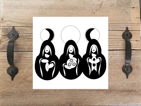 Norse Norns Fates Sticker Decal Heathen Viking - Etsy