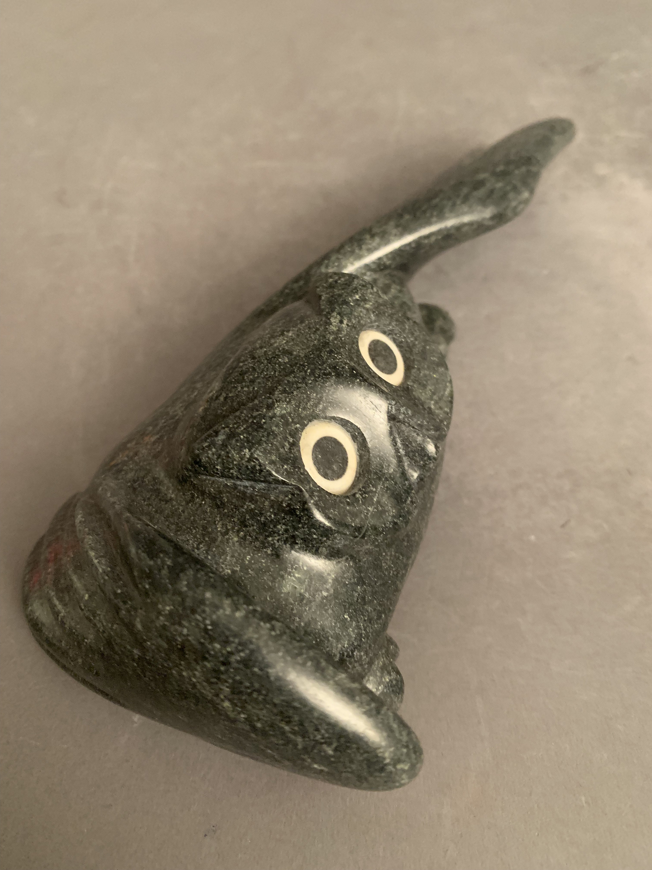 Inuit Art Eskimo Carving Joanasie Manning Owl 69755 2023 - Etsy