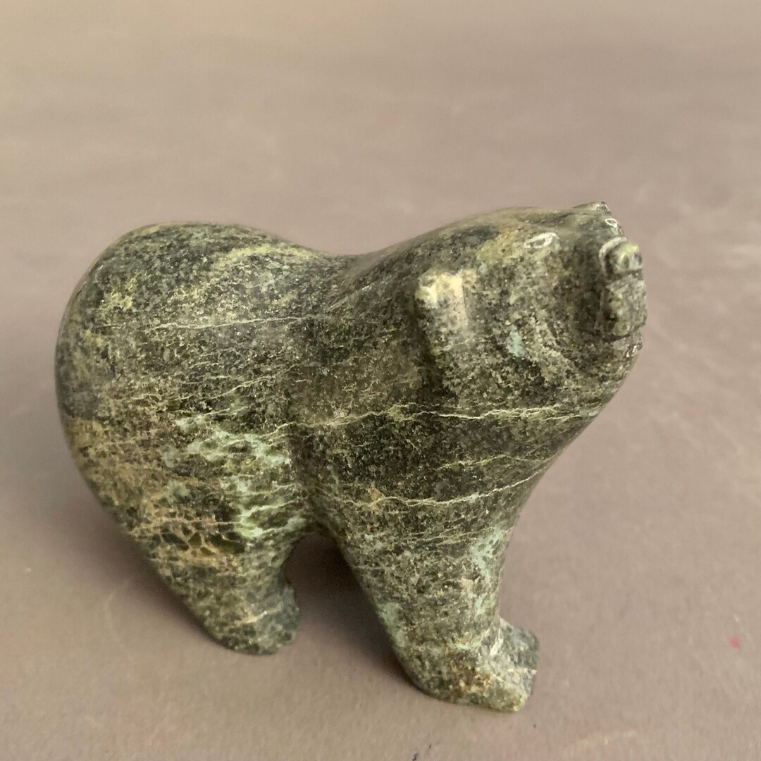 Vintage Inuit Art Eskimo Carving Bear #70078 2024 - Etsy
