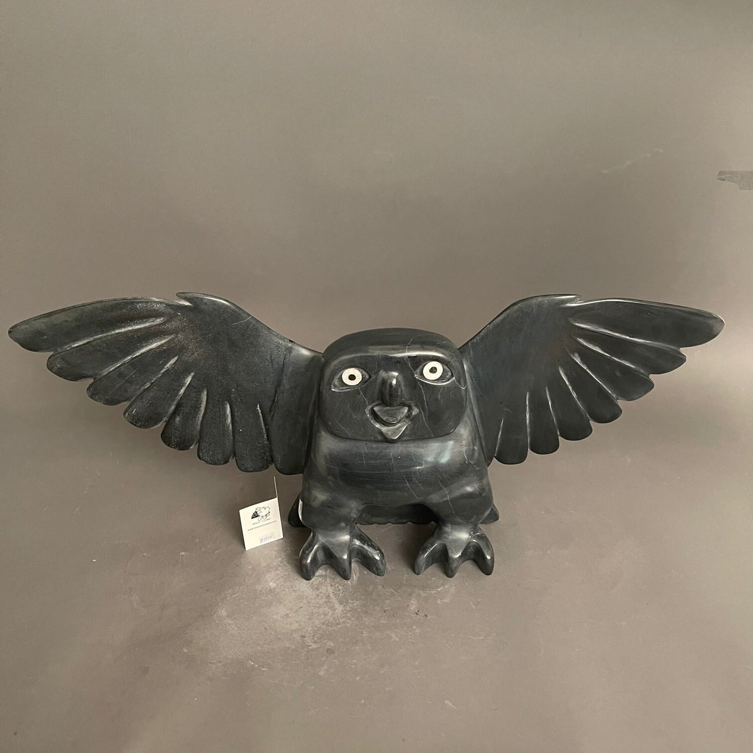 Inuit Art Eskimo Carving Toonoo Sharky Owl 68964 2022 - Etsy