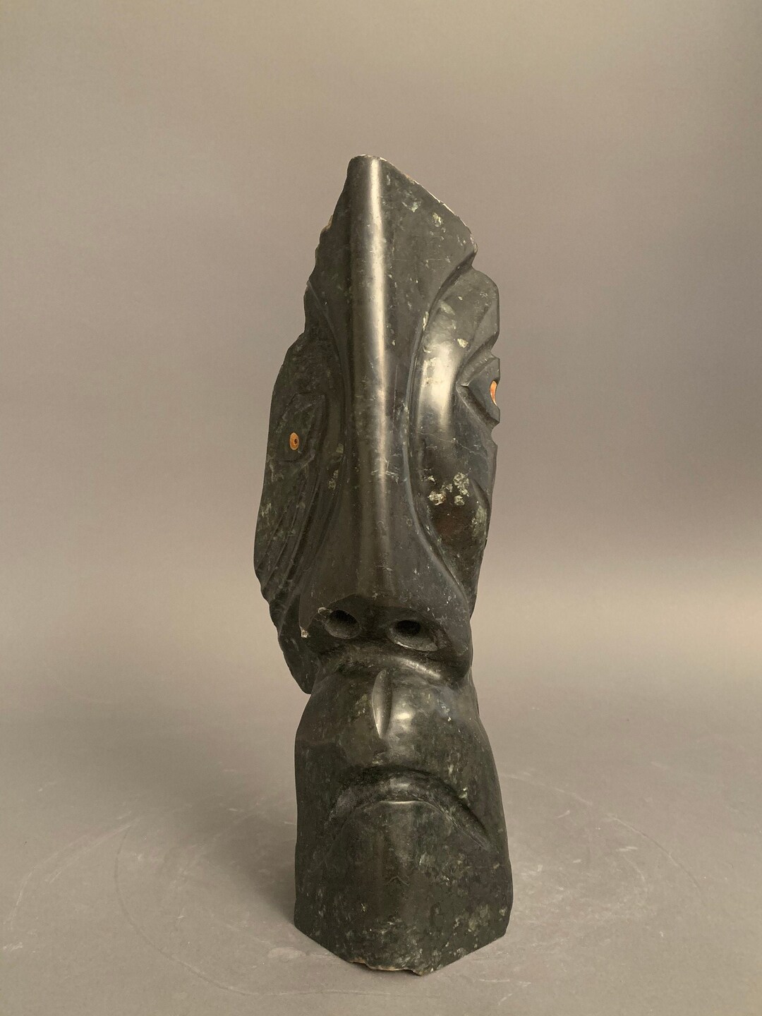 Inuit Art Eskimo Carving Leo Uttaq Shaman #77013 1996 - Etsy