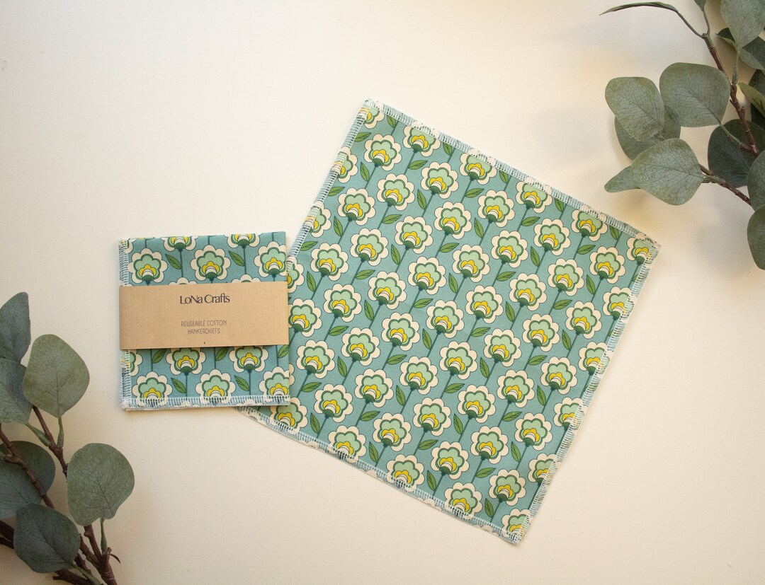 Cotton Hankies, Handmade Handkerchiefs, Handmade in UK - Etsy