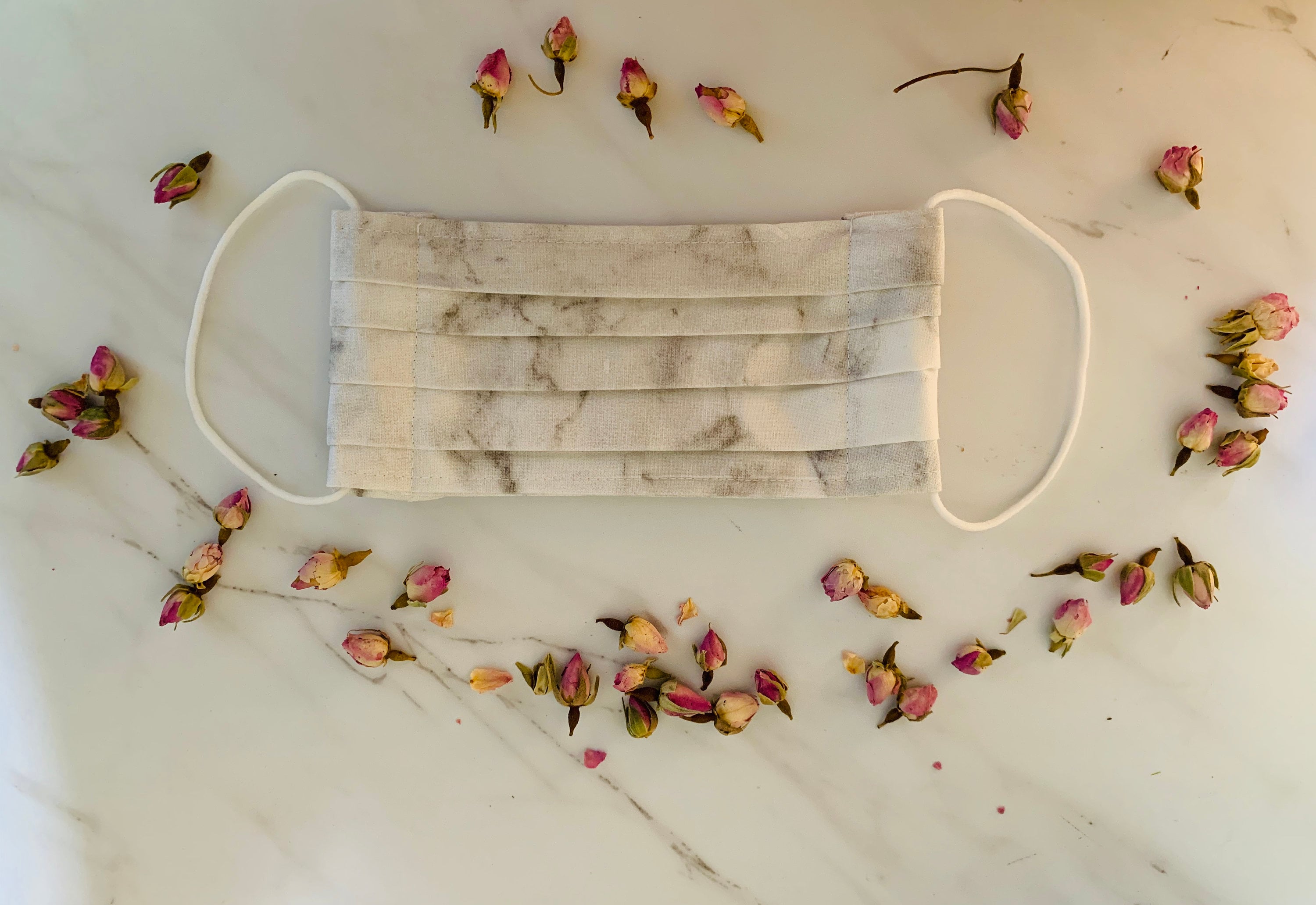 Alabaster Marble Adult Face Mask With Ear Guard fits Most Men/ Women ...