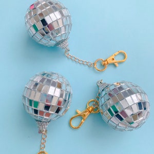 Disco Ball Keychain - Etsy