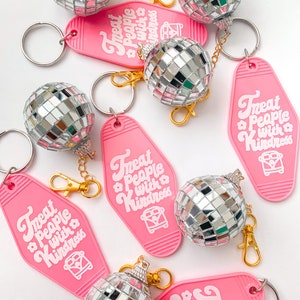Disco Ball Keychain - Etsy