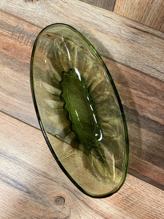Vintage Green Banana Split Dish. | Etsy